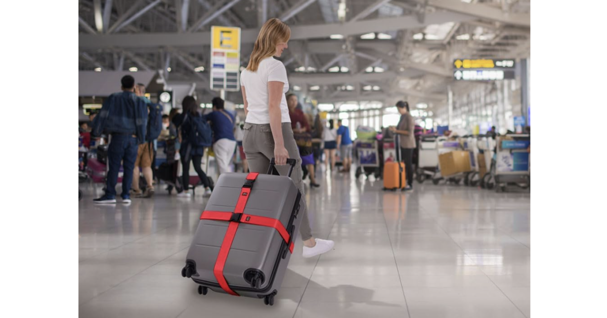 Budget Travel | Luggage straps for suitcases are the genius product…