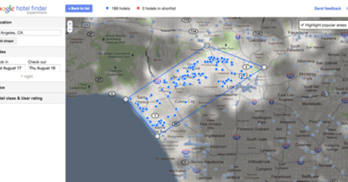Budget Travel | Finding a hotel is as easy as pointing to a [Google]…