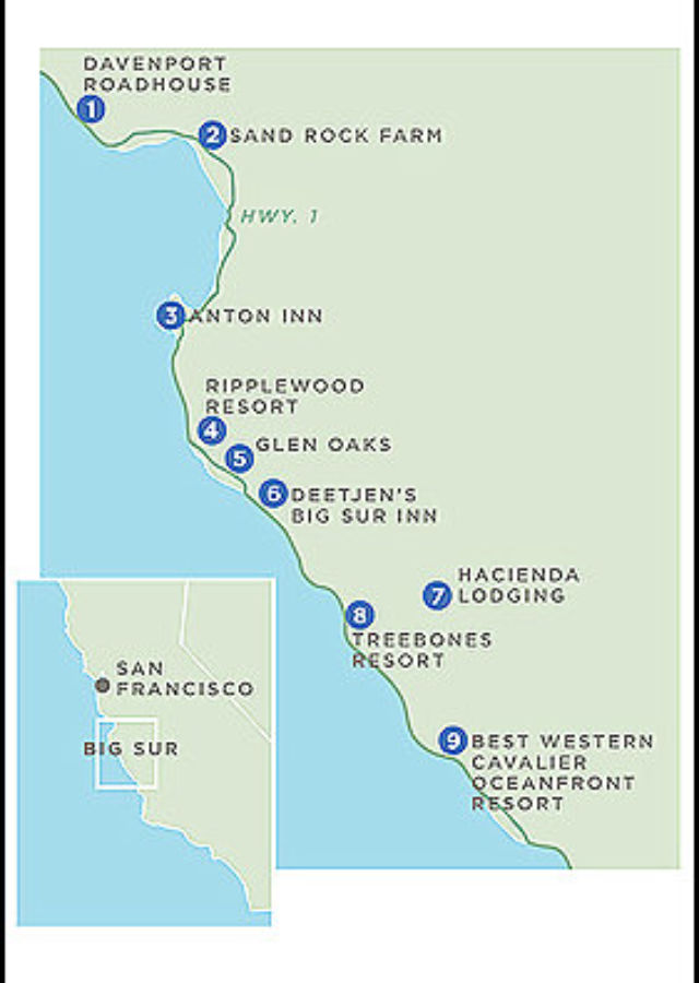 Secret Hotels of Big Sur | Budget Travel