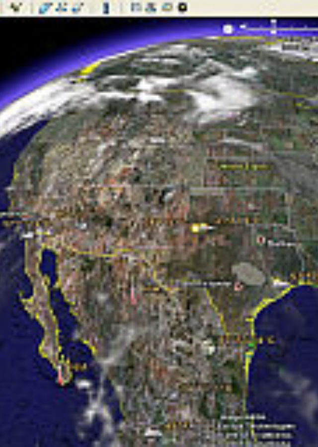 Google Earth adds weather info | Budget Travel
